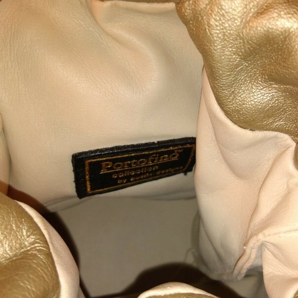 Portofino | Bags | Portofino Collection Gold Leather Purse Shoulder ...